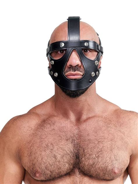 BDSM Toys von Steeltoyz on Twitter: "Leather Face Muzzle Harness https ...