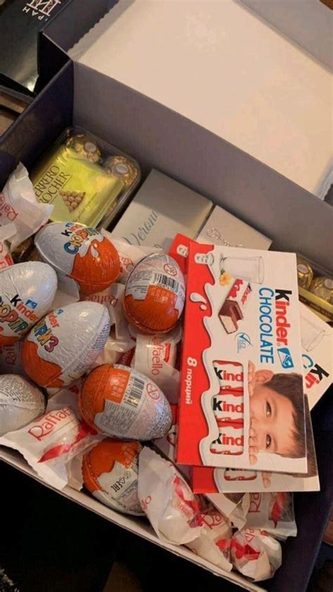 подарки | Kinder chocolate, Sleepover food, Chocolate candy brands