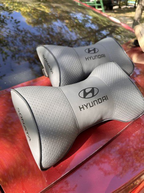 Подушка подголовника автомобильная Hyundai Sonata серый цвет – фото ...