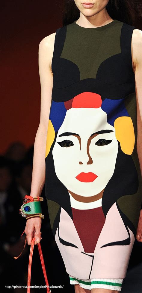 Milan Spring 2014 - Prada (Details) | Pop art fashion, Fashion week ...