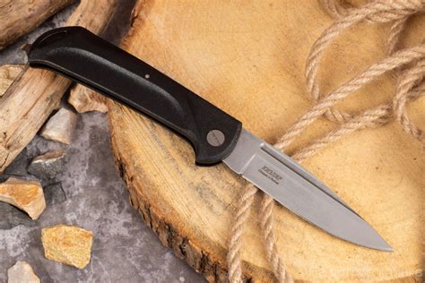 Складной нож "Скаут" AUS-8, stonewash, черный | Магазин ножей На острие ...