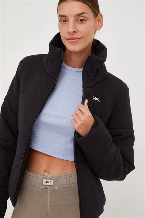 Куртка Reebok женская цвет чёрный переходная | ANSWEAR.ua
