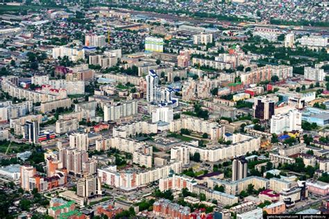 Фотографии Барнаула с высоты
