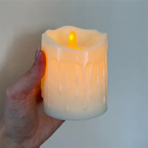 Свеча LED на батарейках, ночник "Вдохновение", 7,5*10 см (8951-007 ...