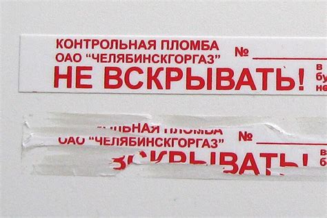 Контрольная пломба по вашим размерам заказать в Челябинске