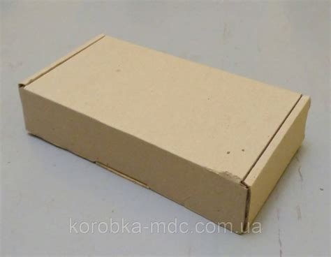 Коробка бура 200х100х50 самозбірна скринька от "ТОВ "ЕМ ДІ СІ ...