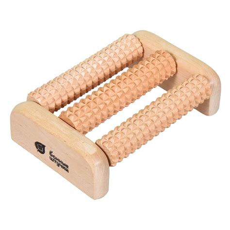 Массажер деревянный для ног, 18.8x4.5x9.7 см - купить с доставкой по ...