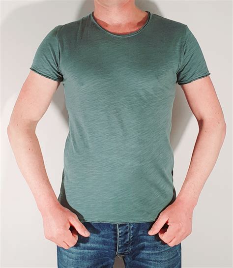 Футболка мужская Y.TWO JEANS F038 L Зеленый от продавца: Shtorm – в ...