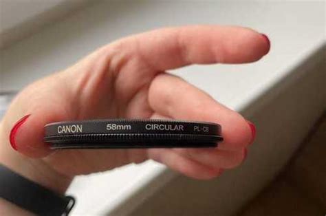 Поляризационный фильтр 58 мм canon circular pl-cb Москва | Фототехника ...
