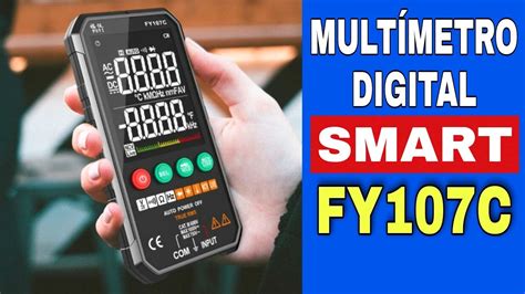 Multímetro digital Smart FY107C Review e teste do TRUE RMS - YouTube