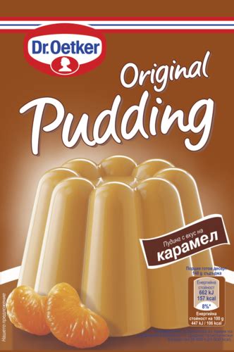 Пудинг карамел - Продукти