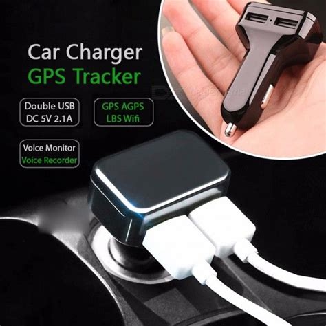 Car Charger GPS Tracker GPS GSM Wifi LBS Real-time Tracking Call SMS ...