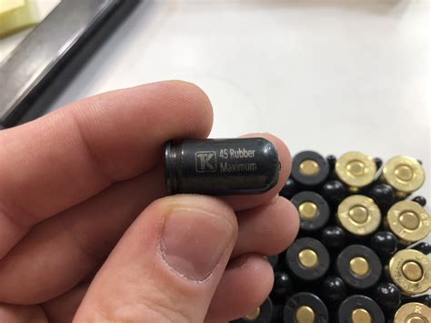 Новинка от техкрим .45 Rubber | Пикабу