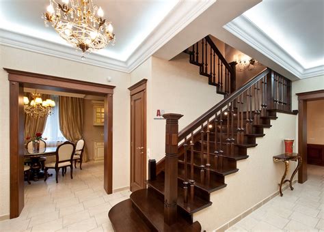 Элегантные лестницы в двухэтажных домах - COLLECTION-DESIGN.RU