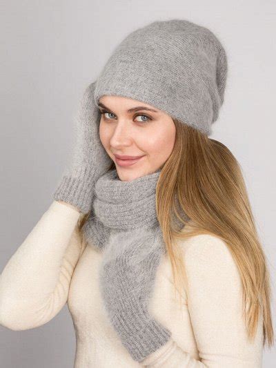 АНГОРКА ПУШИСТАЯ ШАПКИ, КОМПЛЕКТЫ - Твоя новая шапка 👒. Женские вязаные ...