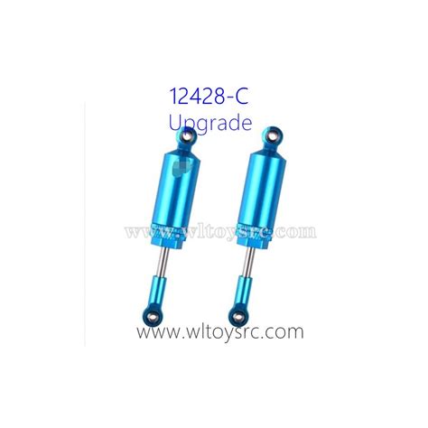 WLTOYS 12428-C Upgrade Parts, Front Shock Absorbers, Aluminum Alloy