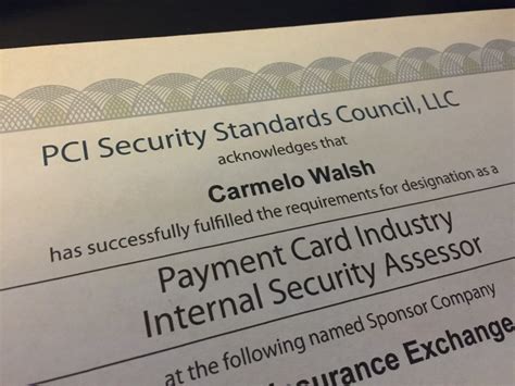 PCI ISA | CarmeloWalsh[.]com
