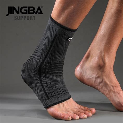 Эластичный бандаж на голеностопный сустав с 3D вязкой Jingba Support ...