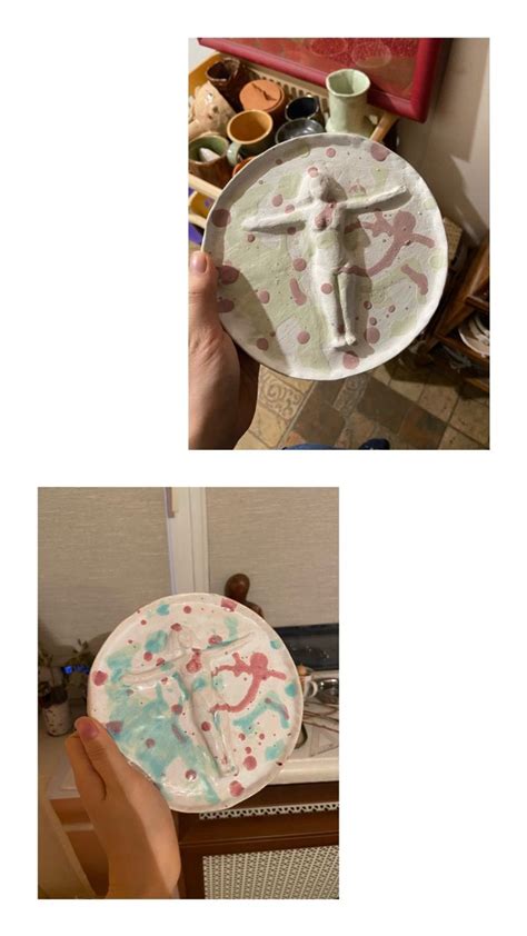 Тарелка из керамики / handmade pottery