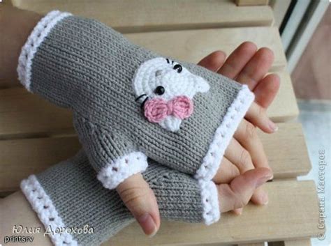 Closet Master Class Knitting fingerless gloves on two needles | Crochet ...
