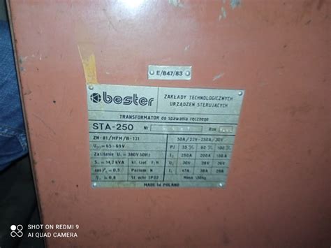 Spawarka elektryczna Bester STA-250 | Wołowno | Kup teraz na Allegro ...