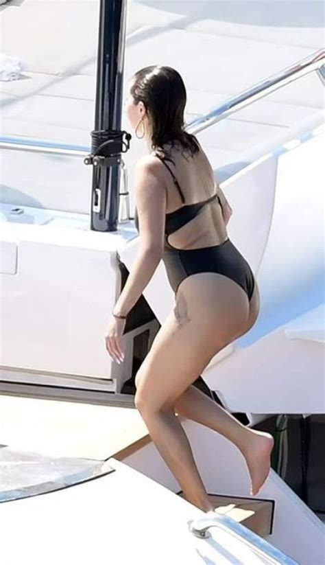 Selena Gomez Yellow Bikini 2022