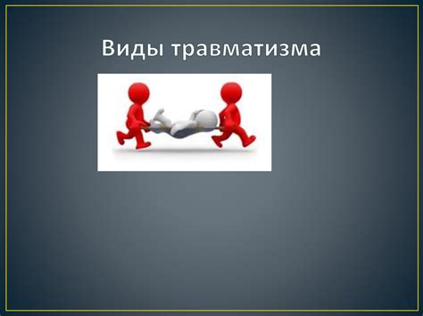 Травматизм - презентация онлайн