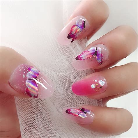 Gel Nail Stickers Extension Beach Nail Decals Sticker Sheet Wrap Nail ...