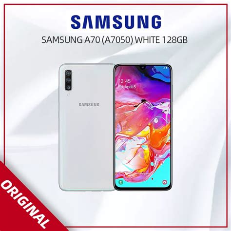 Samsung Galaxy SM-A705 Dual-SIM A70 128GB Smartphone (White) | Shopee ...