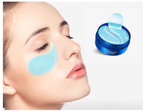 Патчи для глаз Liftheng Jellyfish Collagen с экстрактом медузы и маслом Ши