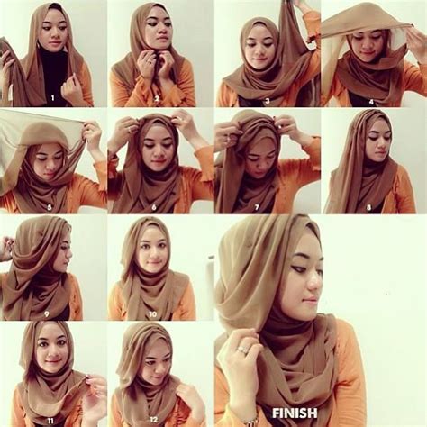 How To Wear Triangle Hijab Step By Step