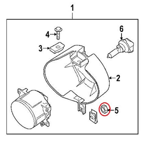 Wholesale OEM Nissan 08913-6365A 2370 Fender Liner U-Nut Supplier