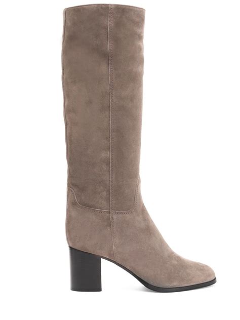 Замшевые сапоги с мехом от SANTONI за 63 650 рублей со скидкой 50% ...