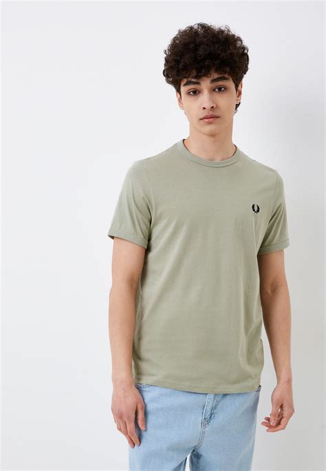 Футболка Fred Perry, цвет: зеленый, RTLACQ761701 — купить в интернет ...