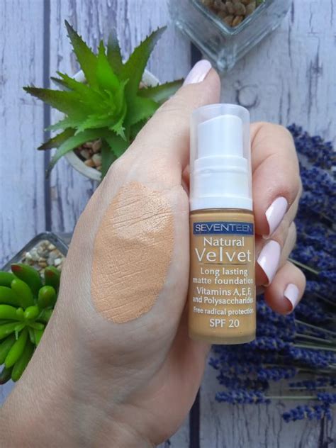 Тональный крем seventeen natural velvet moisturizing lasting foundation ...