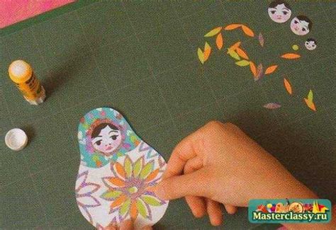 Аппликации. Матрешки