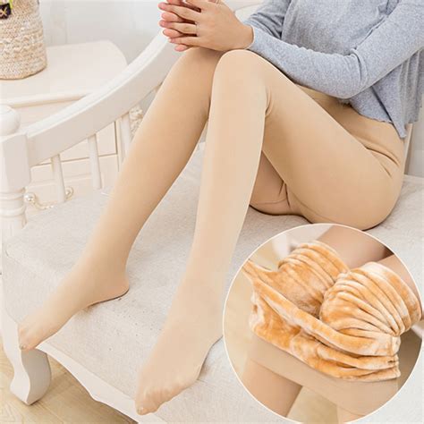 Колготки капроновые утепленные флисом 200 грамм телесные 8504 One Size ...
