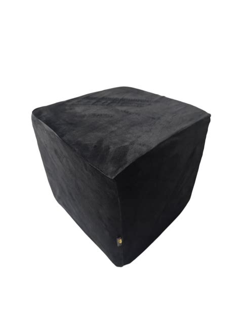 Czarna Pufa 40x40 - Niska cena na Allegro.pl