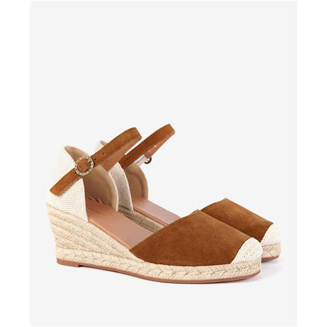 Barbour | Frances Espadrille Wedges | Women | Cognac | Flannels