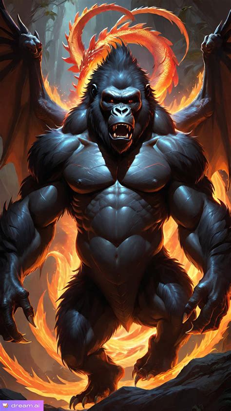 Dragon: Gorilla by Sostitanic1912 on DeviantArt