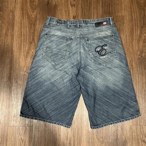 absolutely beautiful ecko jorts with a insane... - Depop