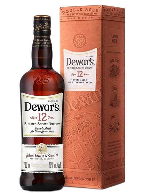 Dewar's 12 Year Old Double Aged Blended Scotch Whisky 70cl | House of Malt