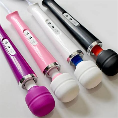 10 Speed Powerful Magic Wand AV Vibrators Rechargeable Big Vibrator ...