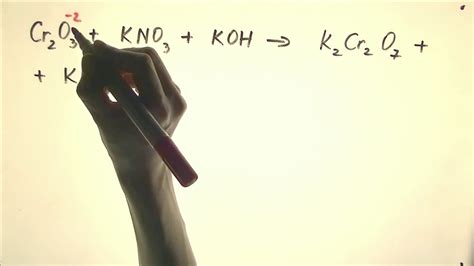 Пример: Cr2O3 + KNO3 + KOH - YouTube