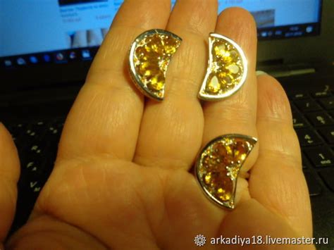 Комплект из серебра. Лимонный фреш купить в интернет-магазине Ярмарка ...