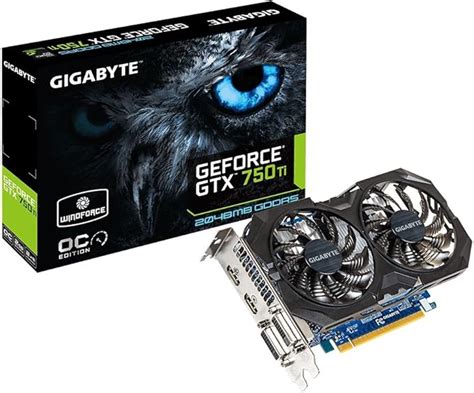 Gigabyte GV-N75TOC 2"-2GI Carte Graphique Nvidia GeForce GTX 750 Ti ...