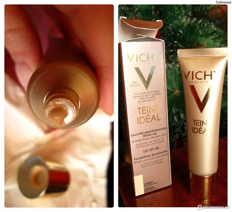 Тональный крем Vichy Teint Ideal - «Хорошо скрывает покраснения» | отзывы