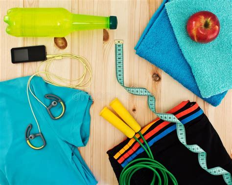 Sport Accessories for Fitness Classes Stock Image - Image of background ...