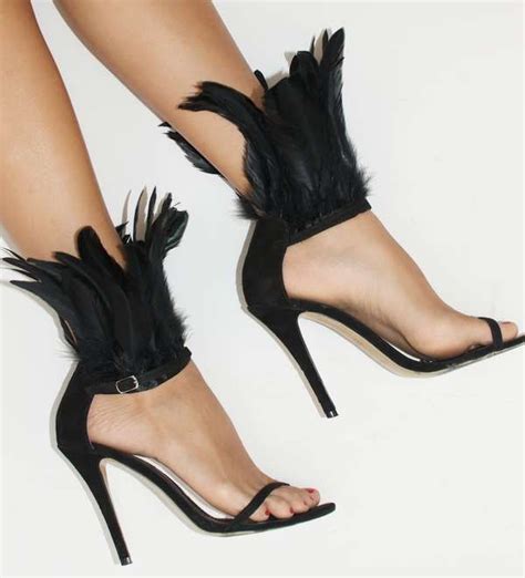 19 best Feather shoes images on Pinterest | Feathers, Shoes sandals and ...
