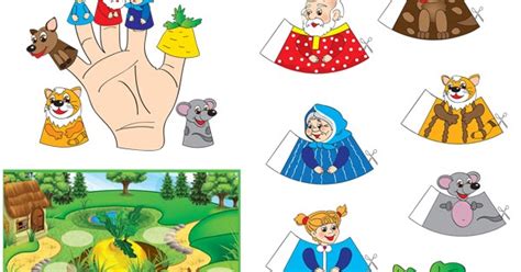 Играем до школы: Пальчиковый театр для детей. Сказка Репка
